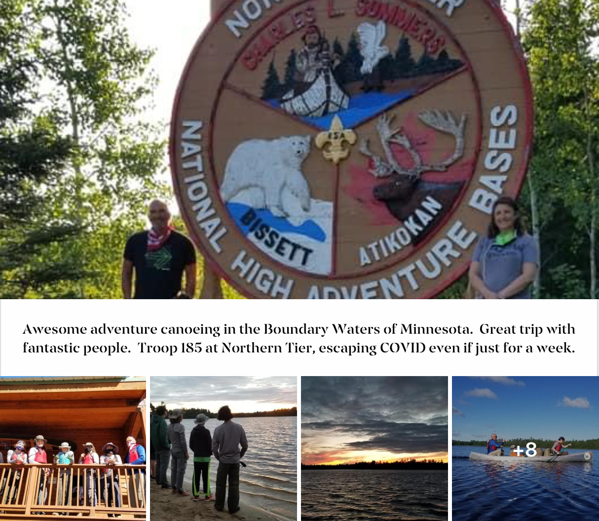 BSA Troop 185 Dublin, Ohio: Northern Tier