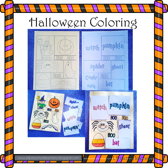 ESL/EFL Preschool Teachers: Halloween Unit Resources for Kindergarten ...