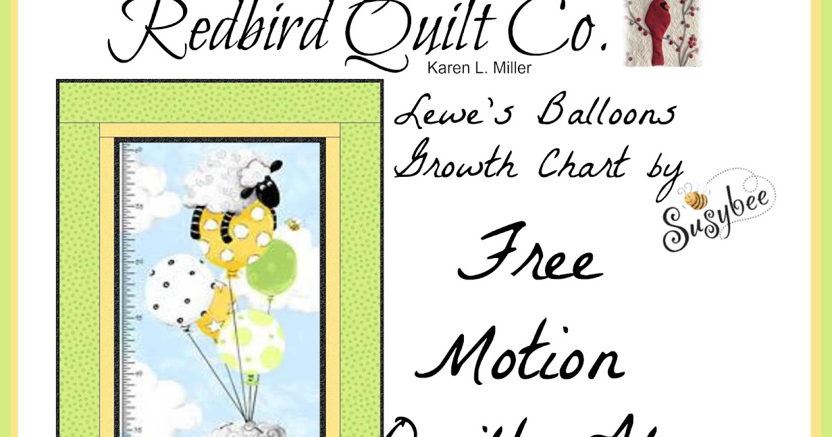 Karen's Quilts, Crows and Cardinals: 2016 Free Motion Quilt Along ...
