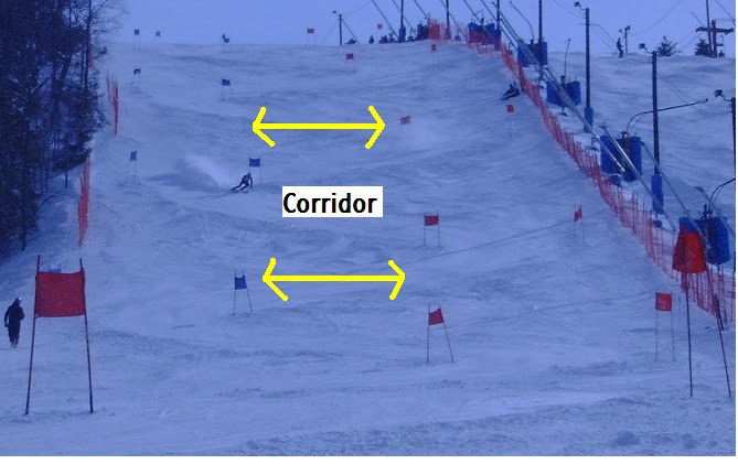 alpine ski racing blog: Adjusting technique to match course set