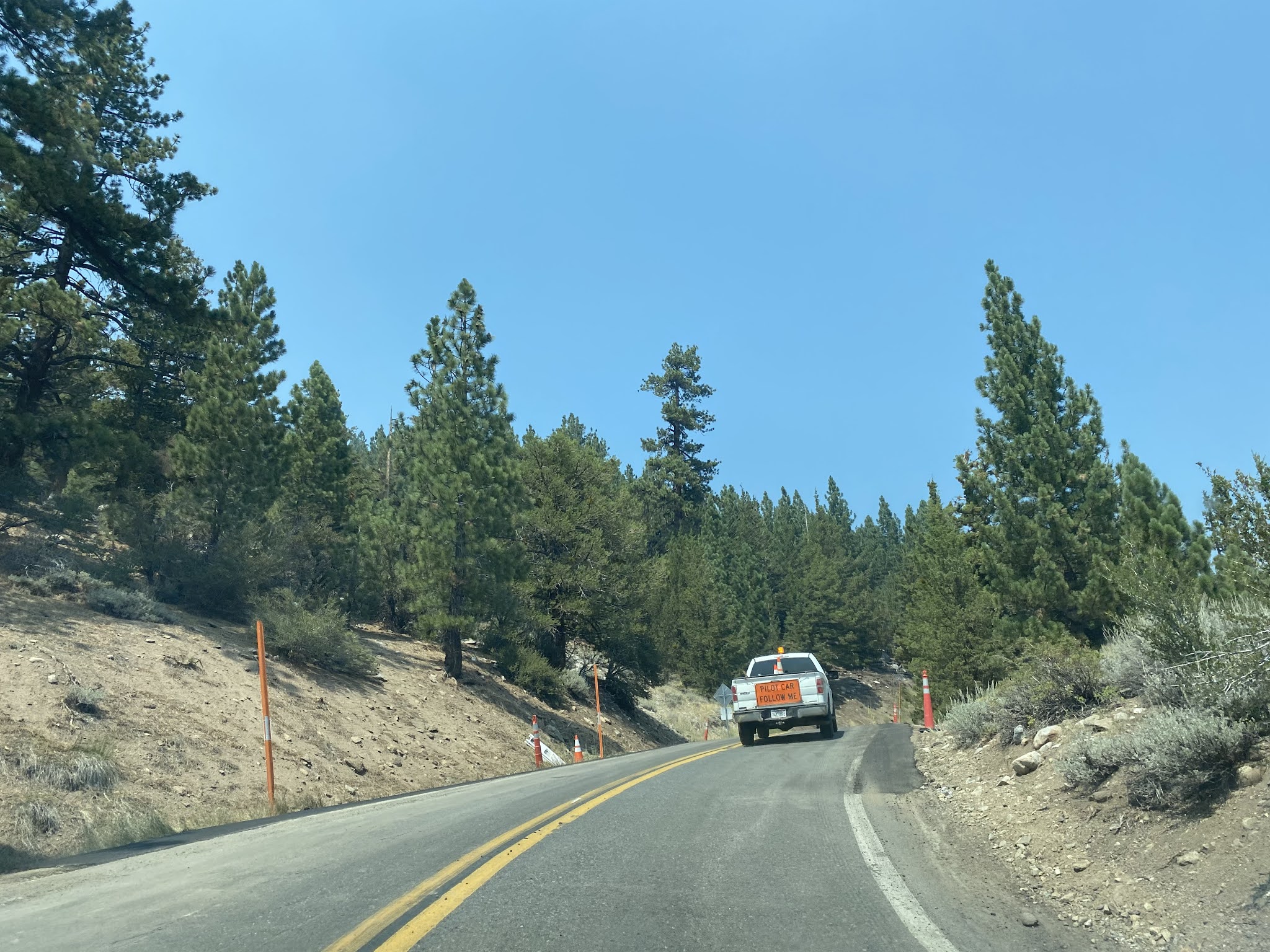 Trans-Sierra Highways; California State Route 108 over Sonora Pass