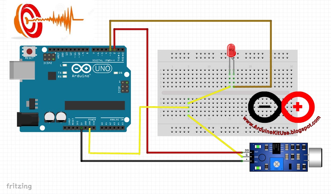 Control LED By Clap Using Arduino And Sound Sensor