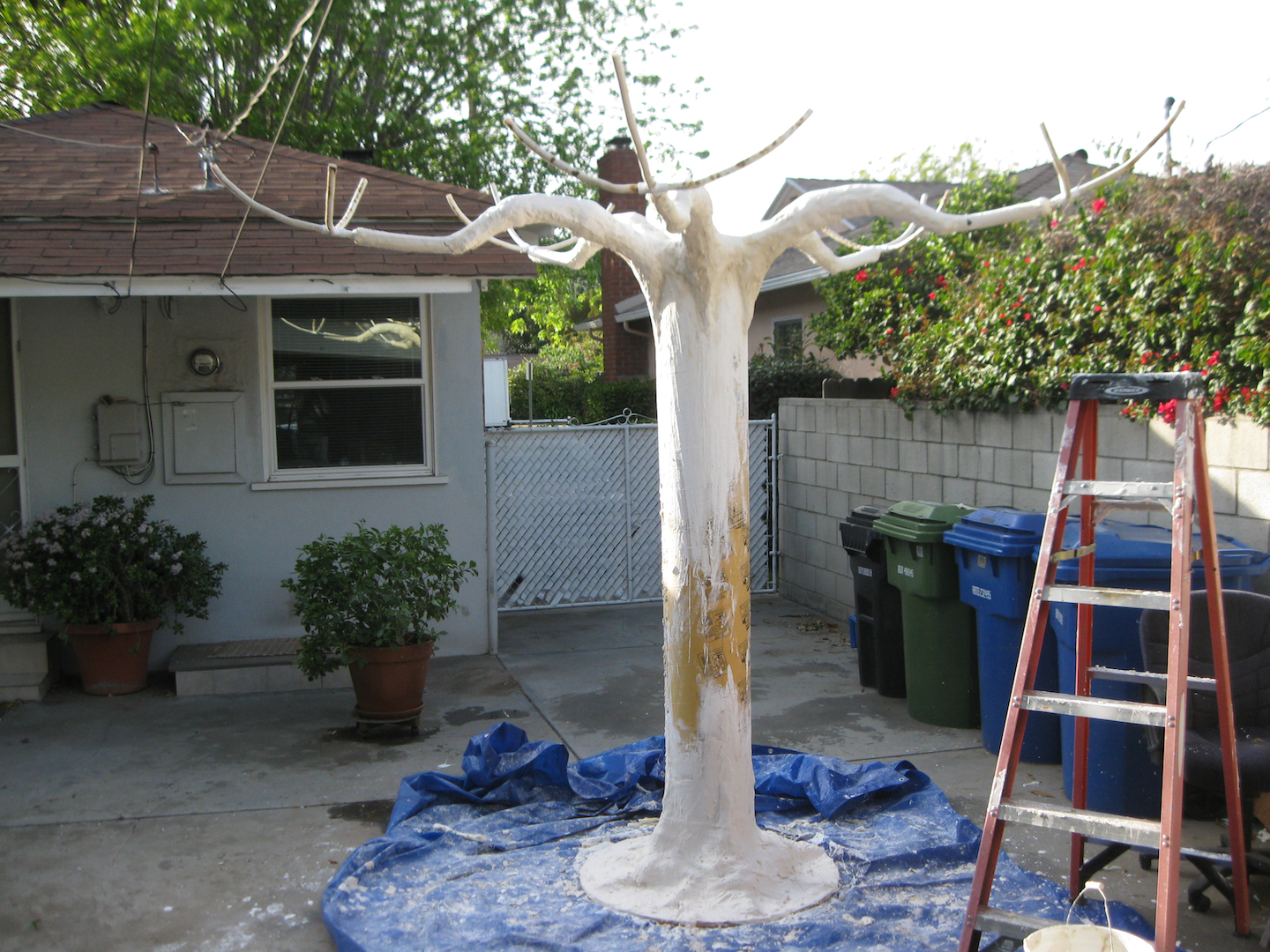 DAVE LOWE DESIGN the Blog: Making a Tree Prop: Part Four (or The Spinal ...
