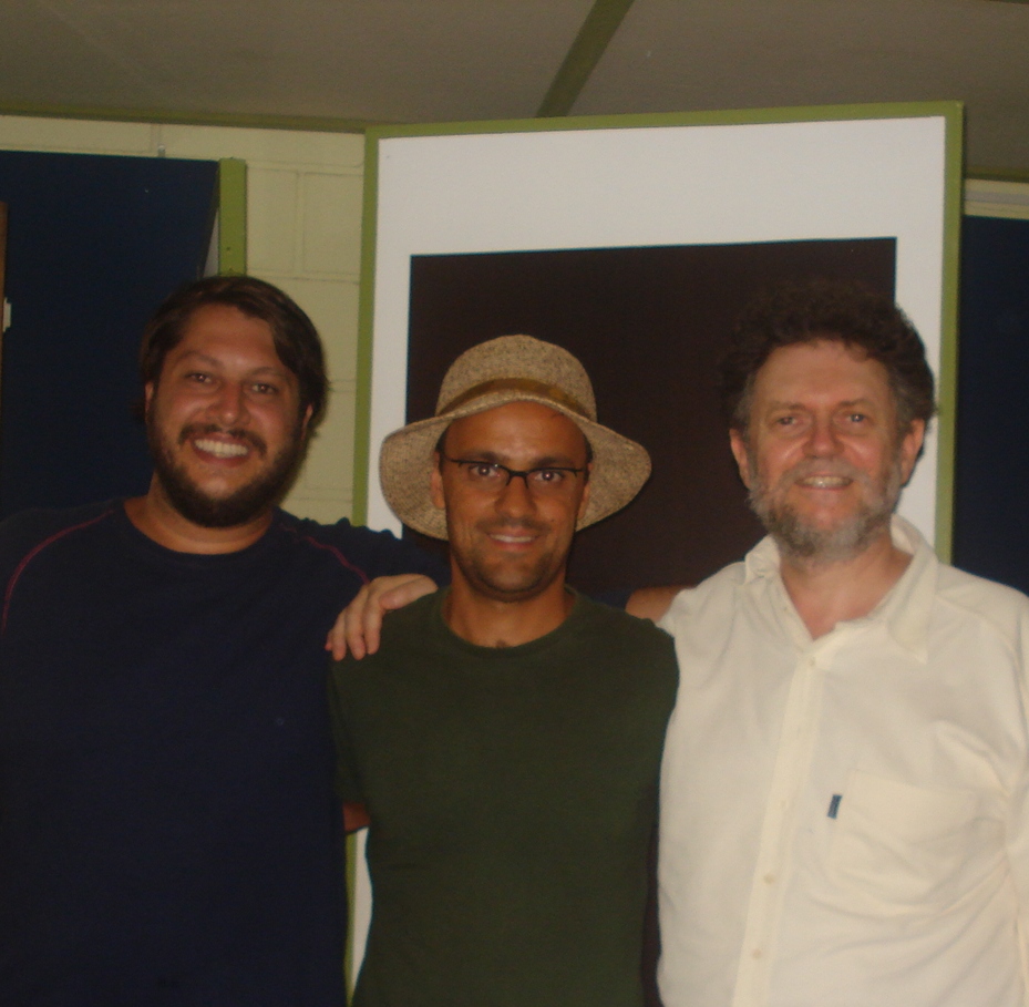 Gravando em Ubatuba: Gravando David Calderoni e Rafael Lobo