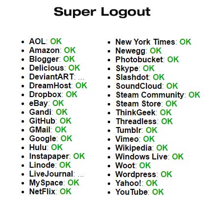 Amazing tech fact, गजब तकनीक....: क्या है। superlogout....
