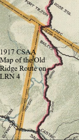 Legend of the Ridge Route; a history of crossing the mountains between ...