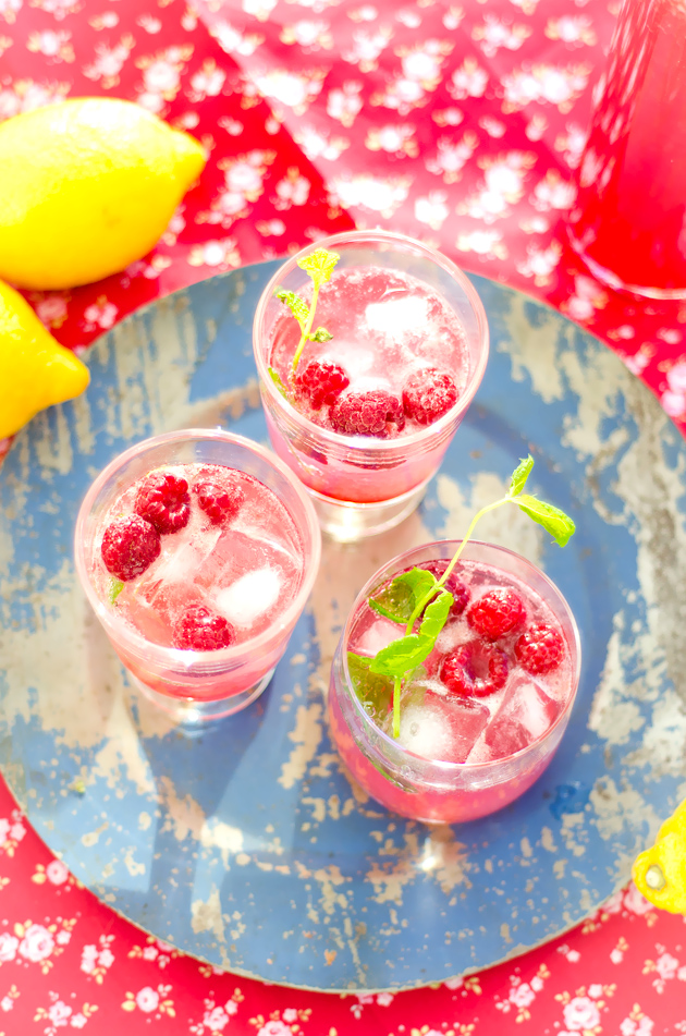 Louise´s Spis: Pink Raspberry Lemonade (Rosa Hallon Lemonad)