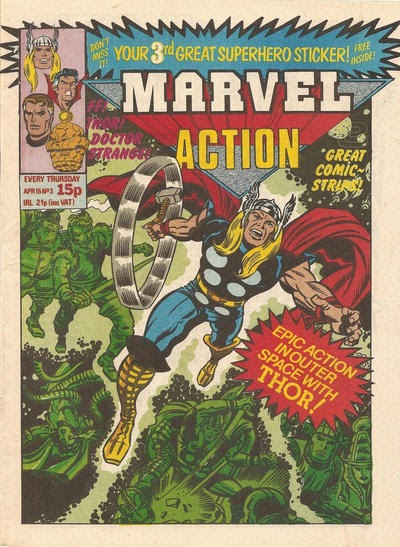 Steve Does Comics: April 15th, 1981 - Marvel UK, 40 years ago this week.