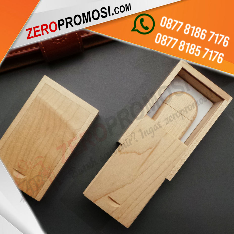 Slide Box Kayu Untuk Packaging Flashdisk Custom Cetak Logo - Packaging ...