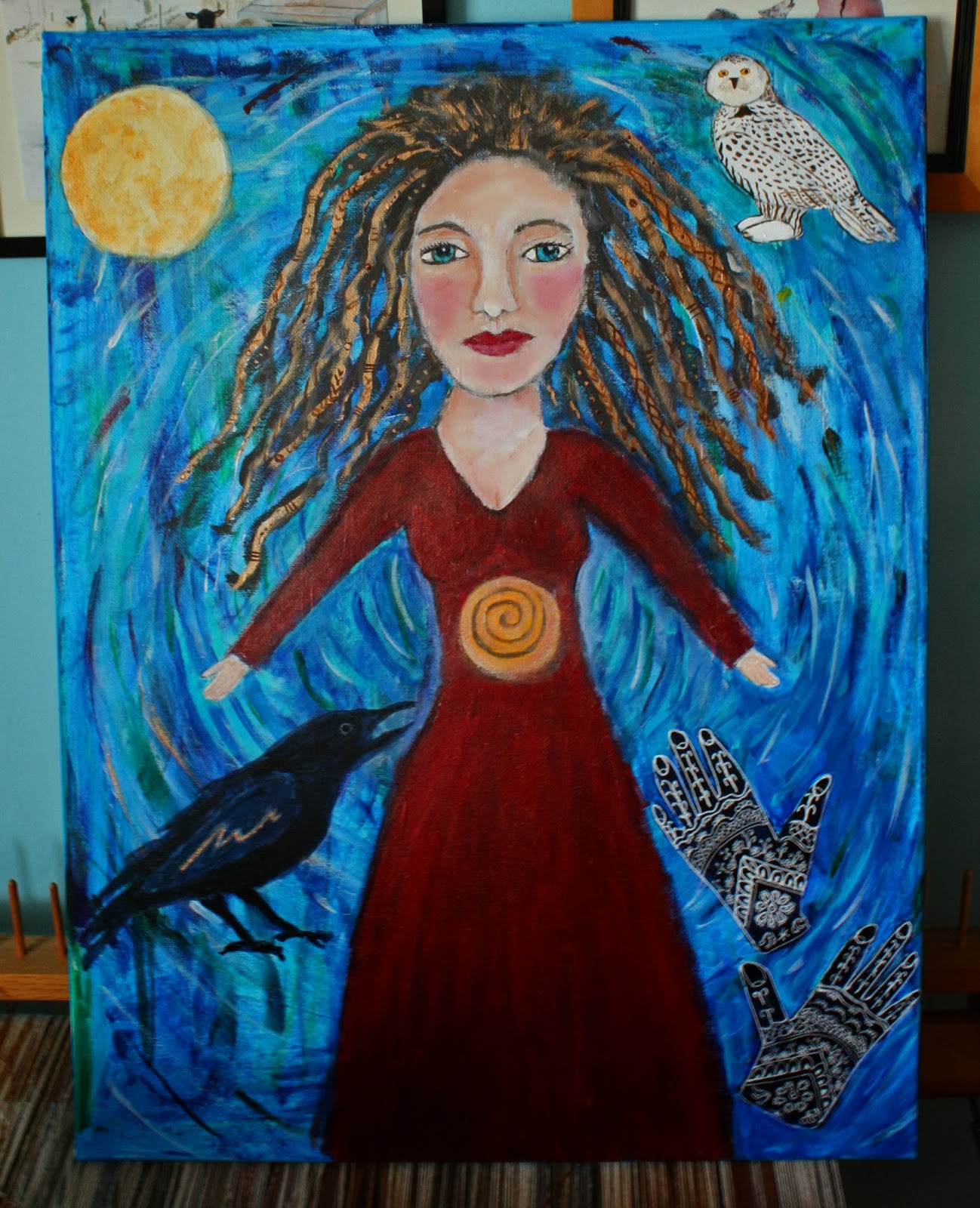 The Queen of Creativity: Oracle Painting