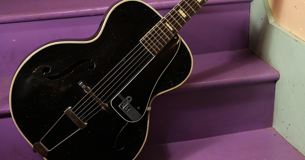 1940s Harmony-made SS Stewart 7006 Archtop Guitar