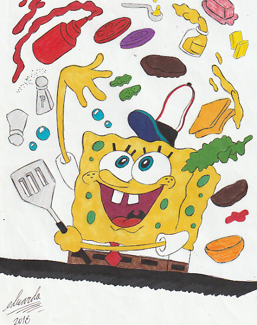 Los Dibujitos: Spongebob Cooking / Bob Esponja Cocinando (2018)
