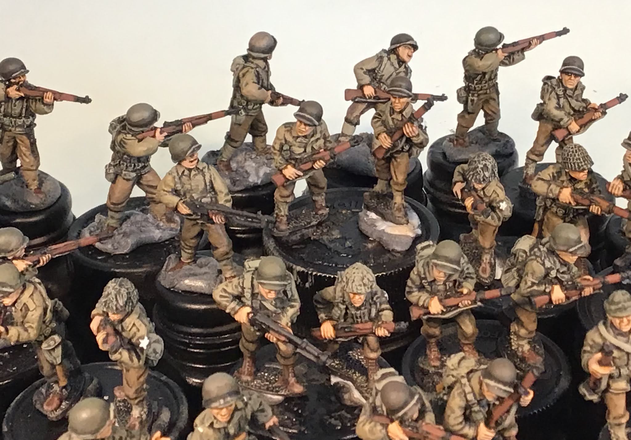 Gunners wargaming: 28mm WWII US infantry