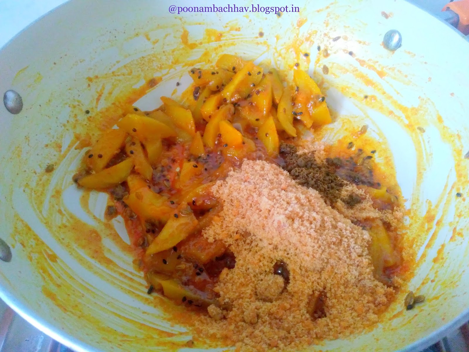 Annapurna: Aam Ki Launji / Raw Mango Relish Recipe