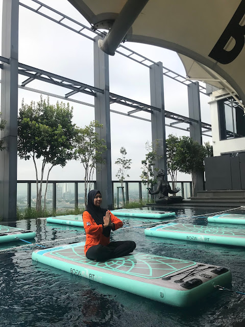 Boga Fit - yoga atas air - athirahassin
