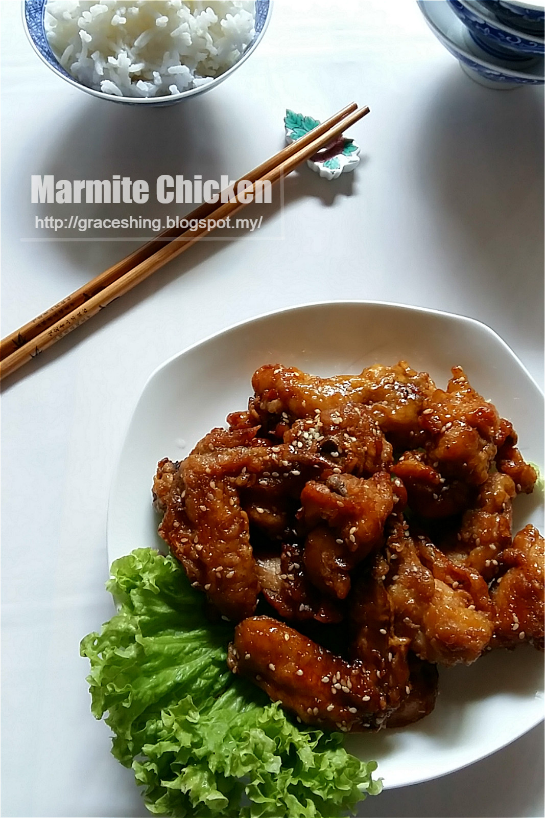 Grace's Blog 欣语心情: 妈蜜鸡 Marmite Chicken