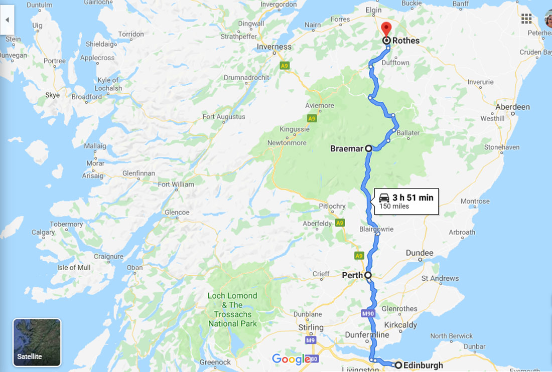 .: MENU's UK Adventure 4. From Edinburgh to Rothes in Speyside
