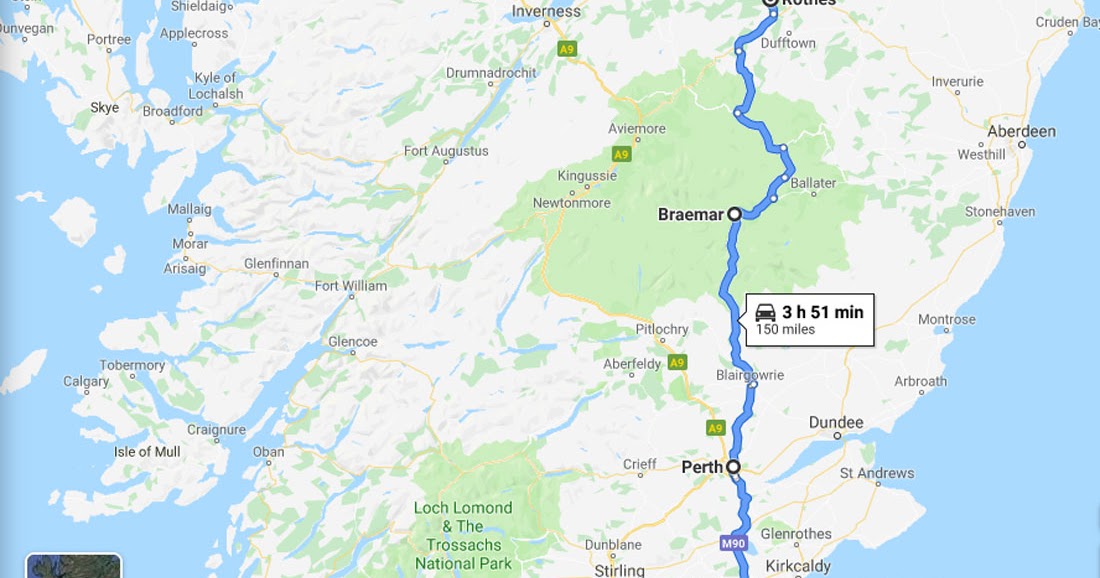 .: MENU's UK Adventure 4. From Edinburgh to Rothes in Speyside