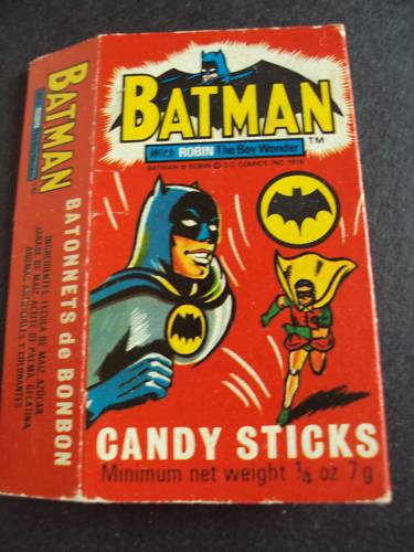 DC Comics Fortress of Memorabilia: Batman candy sticks