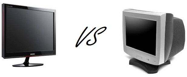 Perbedaan Monitor CRT dengan LCD