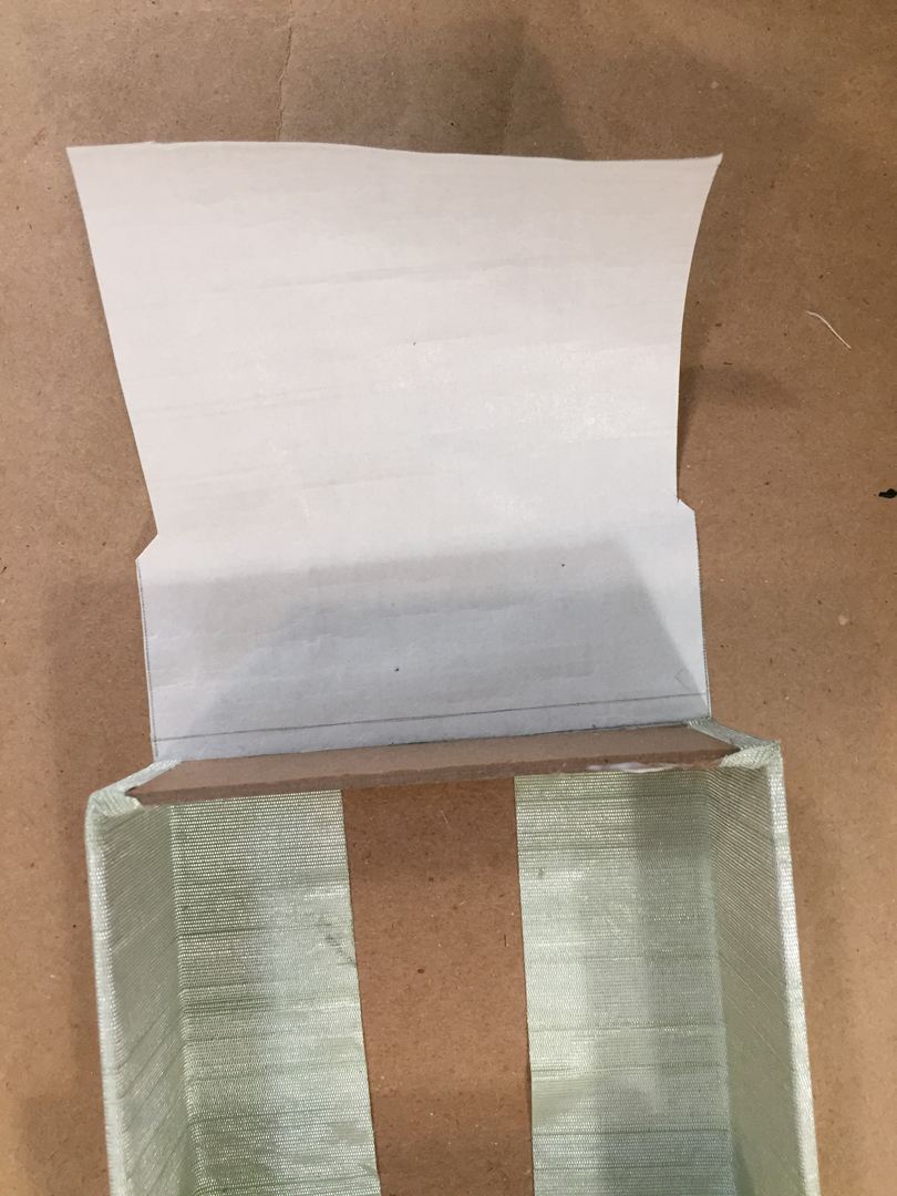 Covering a Two-Piece Box with Single Sheets