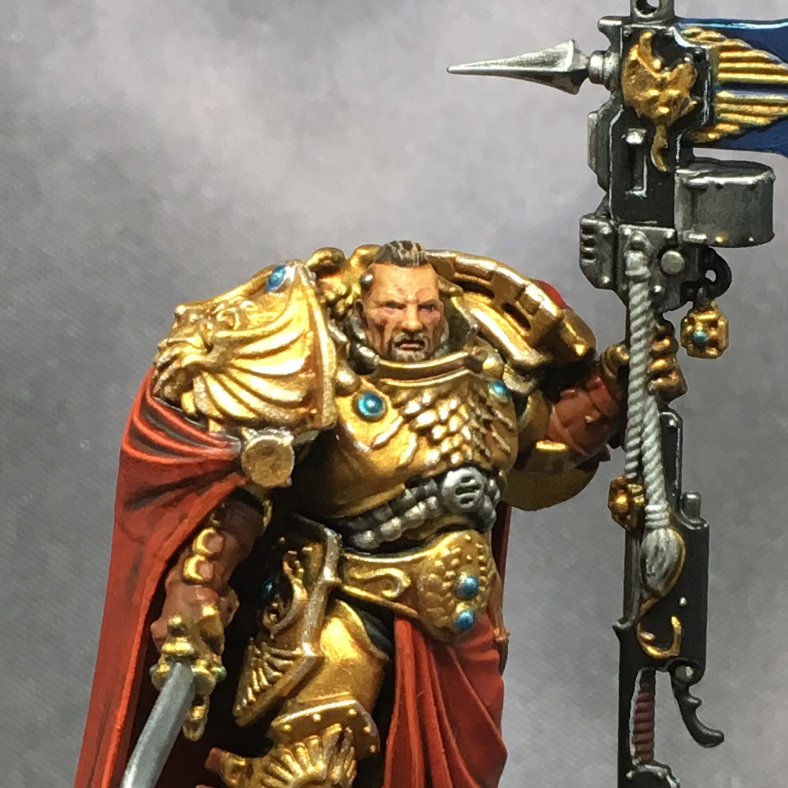 262nd Death Korps of Krieg: Custodes Shield-Captain w/Ax to DONE