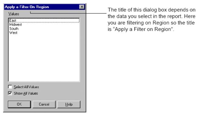Diksha Sea: [SAP BO] Filter Data