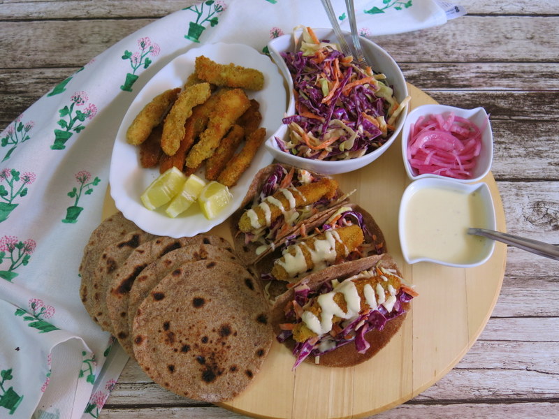 Tomillo, laurel y otras cosas de comer.: TACOS 100% INTEGRALES CON ...