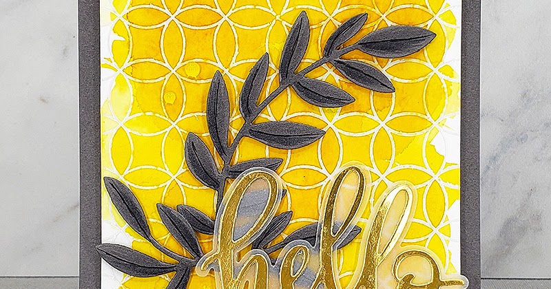 Paper Pursuits: Hello - Color Throwdown Challenge #594