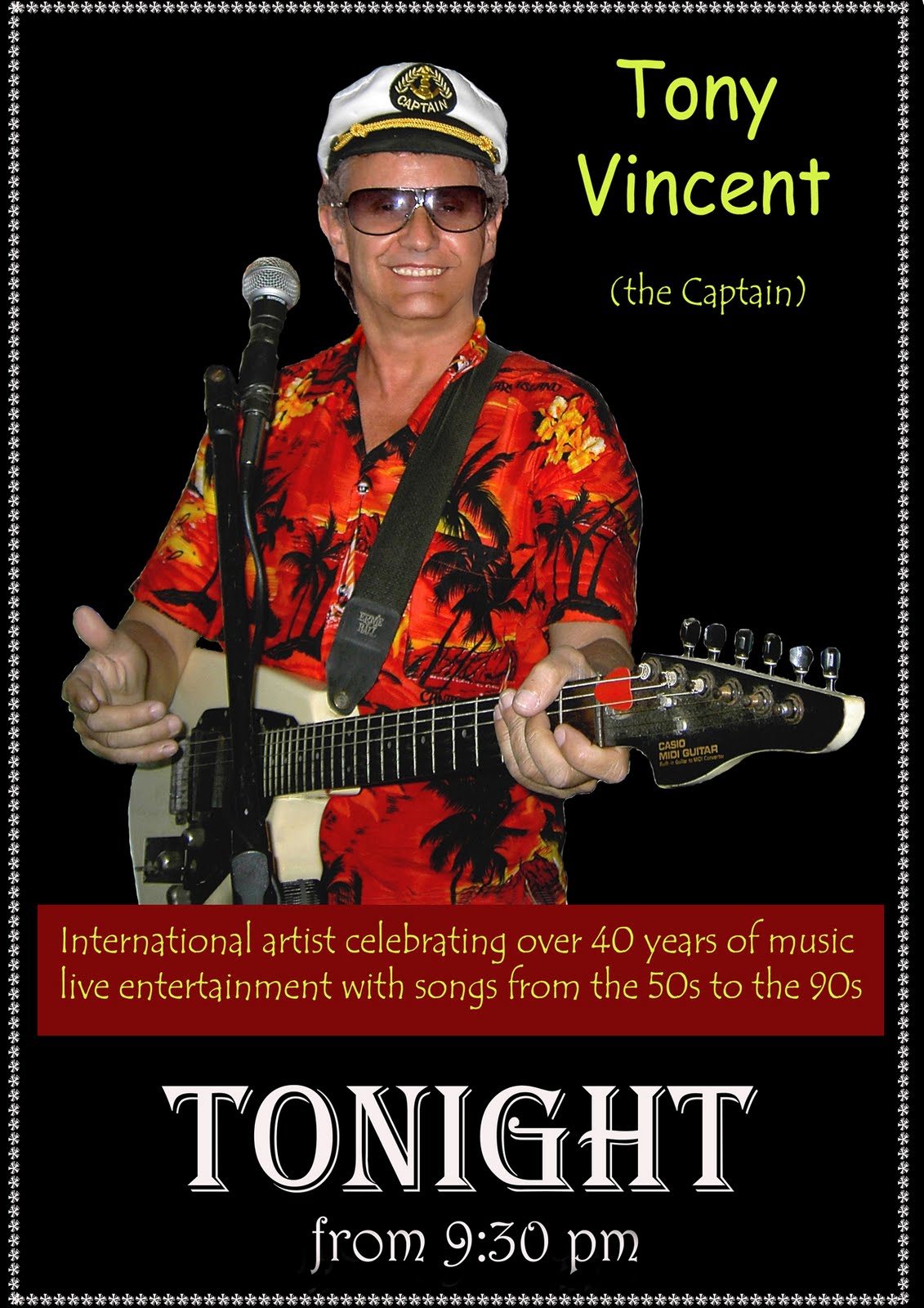 TONY VINCENT: Publicity