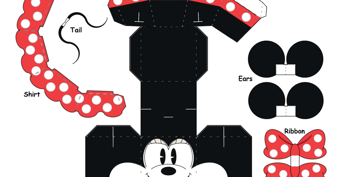 Paper Craft - Minnie e Mickey | Telma Home
