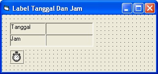 Memunculkan Jam Pada Form VB 6.0 - Pintar VB | Tutorial Visual Basic