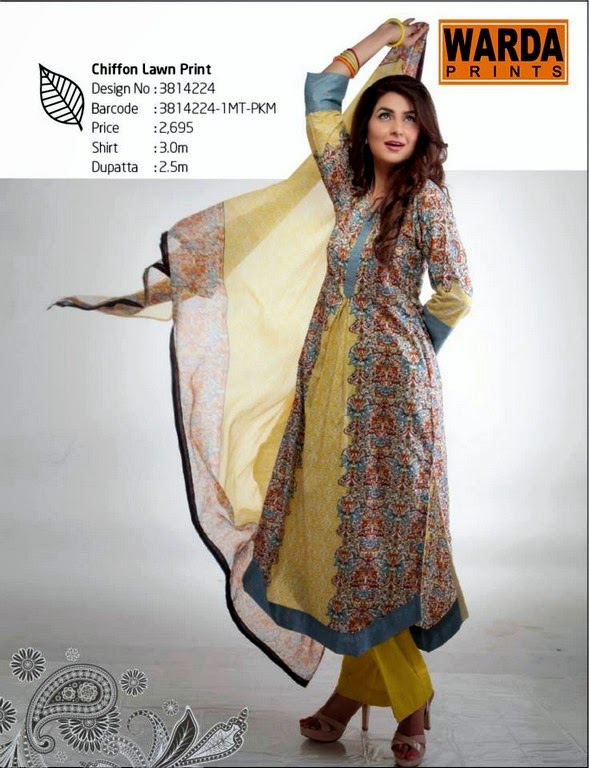 Warda Vol-2 - Warda Designer Summer-Spring Collection 2014 Volume-2 ...