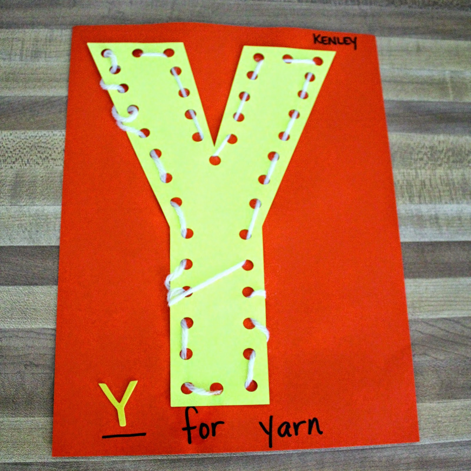 Schoolhouse Ronk: Preschool ABC Crafts