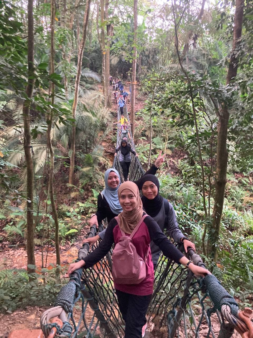 Hiking Jambatan Gantung Taman Rimba Bukit Kerinchi - Azwar Syuhada