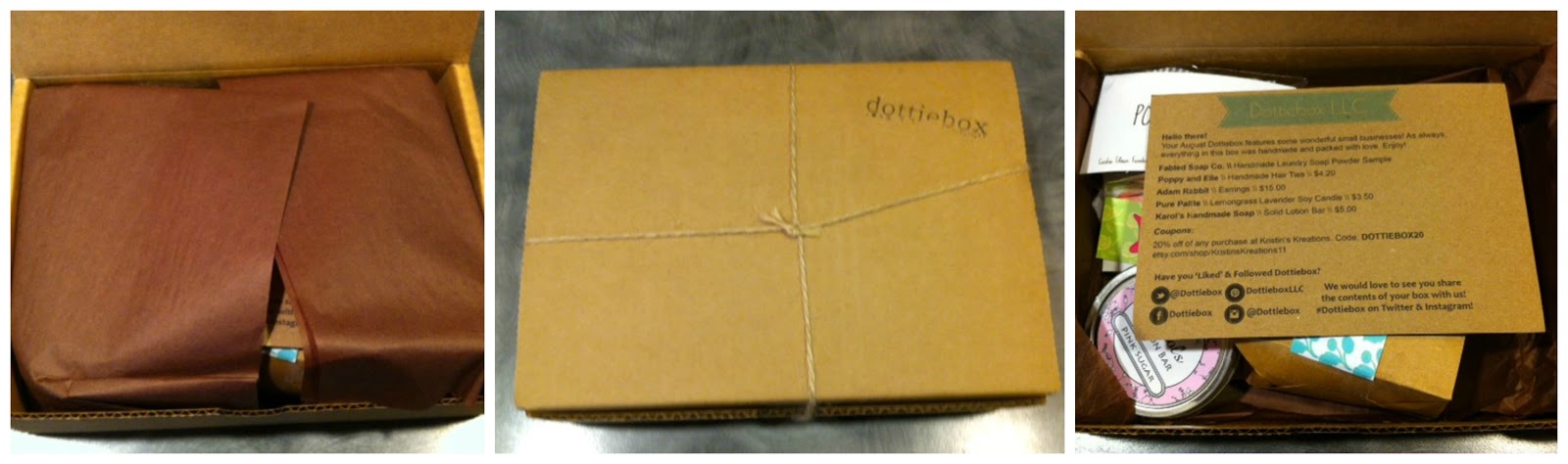 Tickled Pink in the Rain: August Dottiebox Review