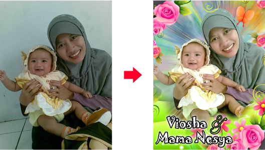 Adapun contoh-contoh hasil editan foto dari kami seperti dibawah ini.