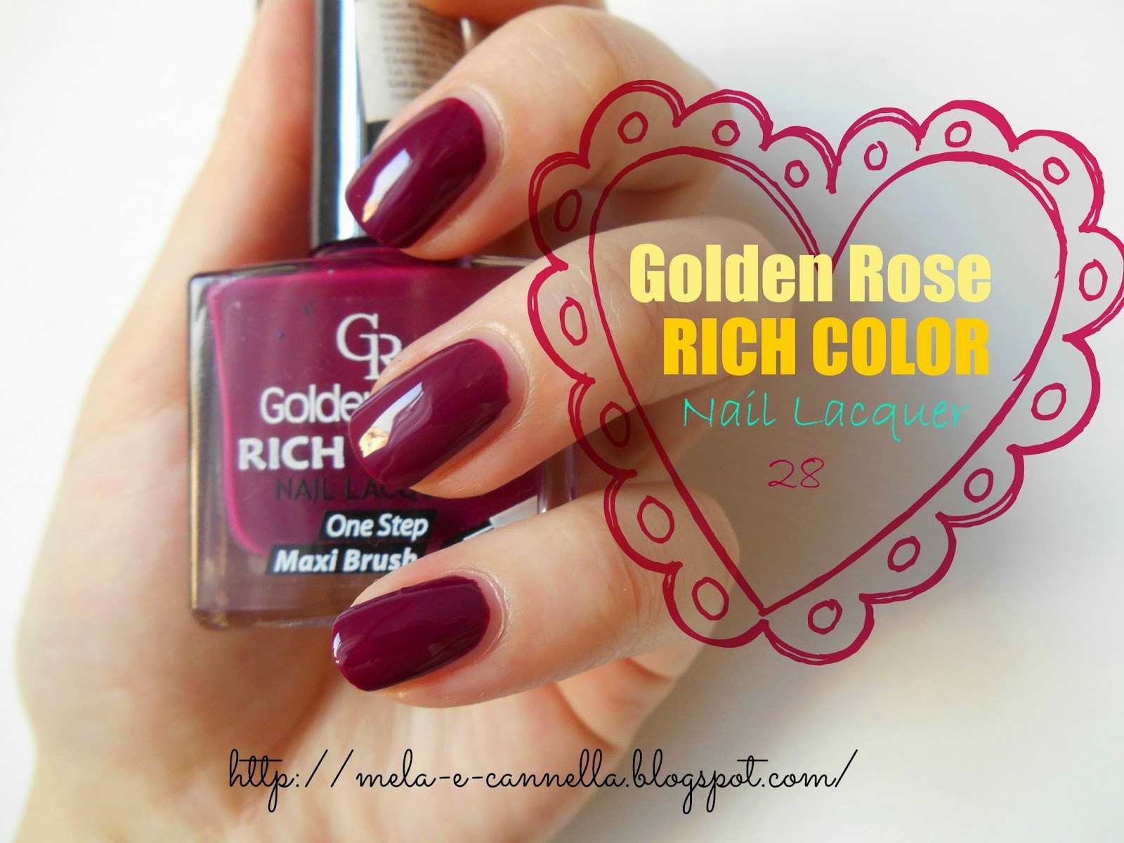 mela-e-cannella: Golden Rose - RICH COLOR - Nail lacquer - 28