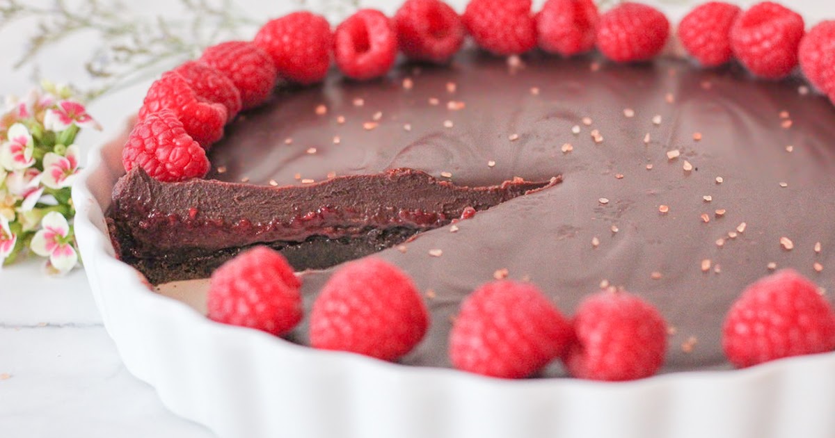 Dark Chocolate Raspberry Tart | This Celebrated Life