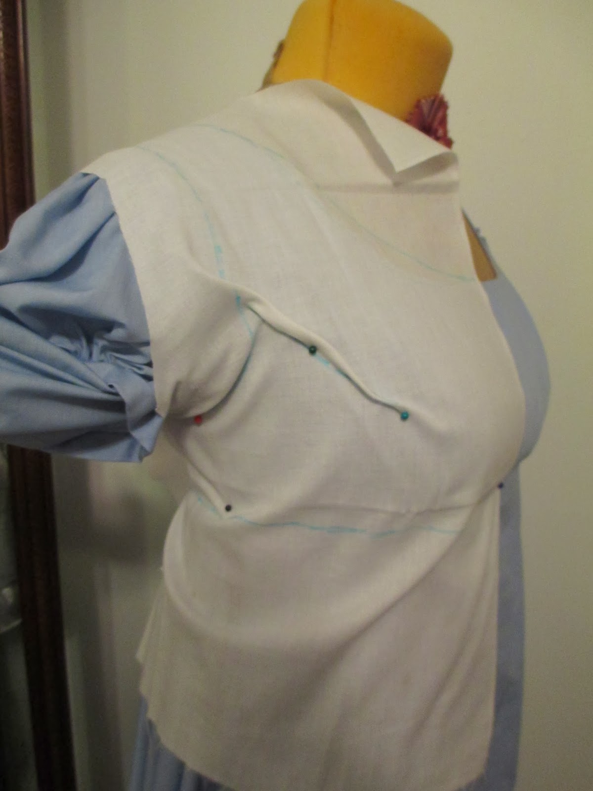 A Sartorial Statement: Regency Bodice Mock-up