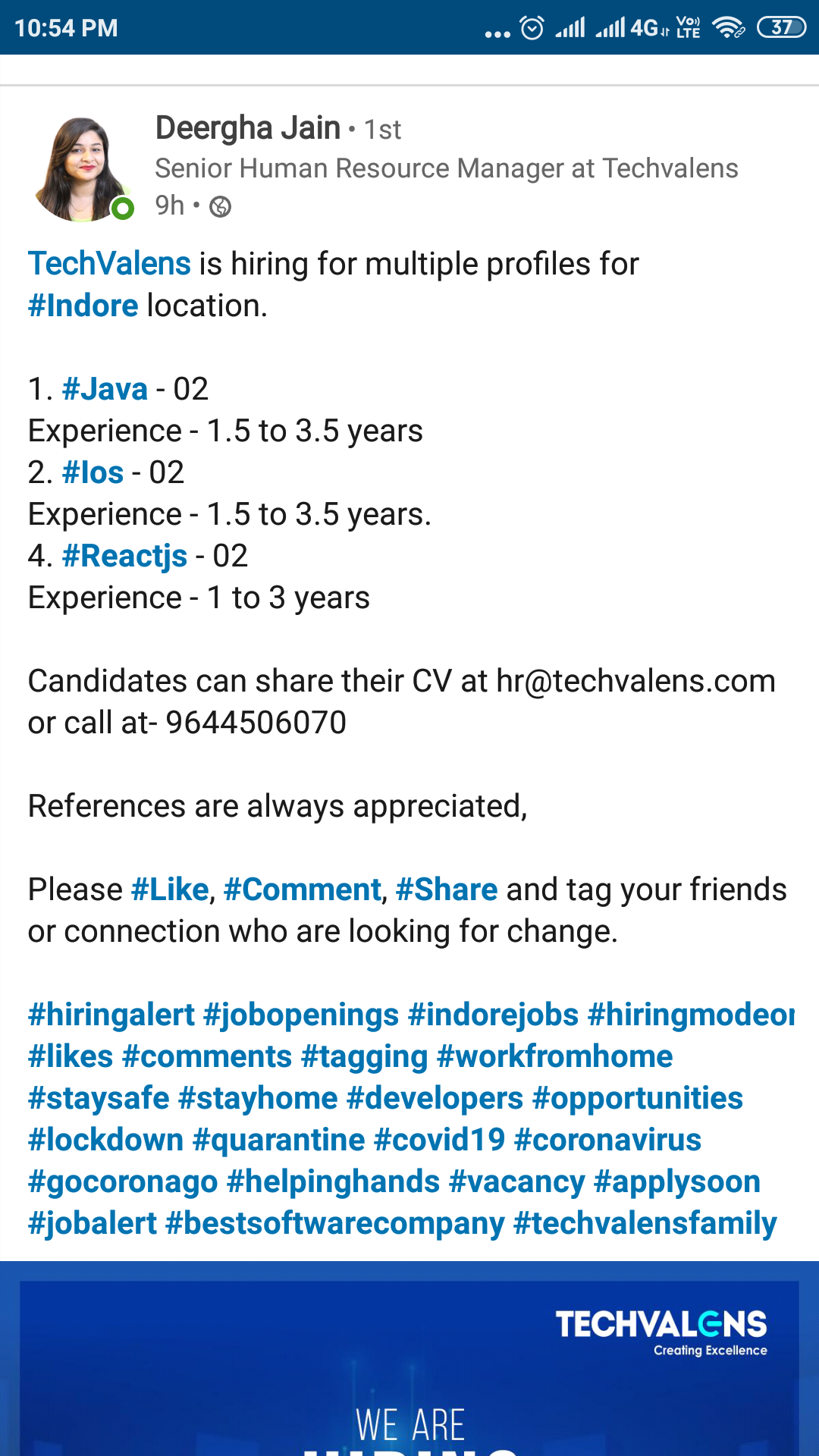 Recent Job vacancy for Java Developer,Python Developer,PHP Developer,QA ...