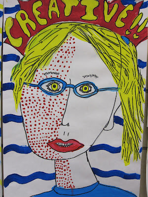 Lake and Hartville Elementary Art: 4th Grade Pop Art Style Portraits