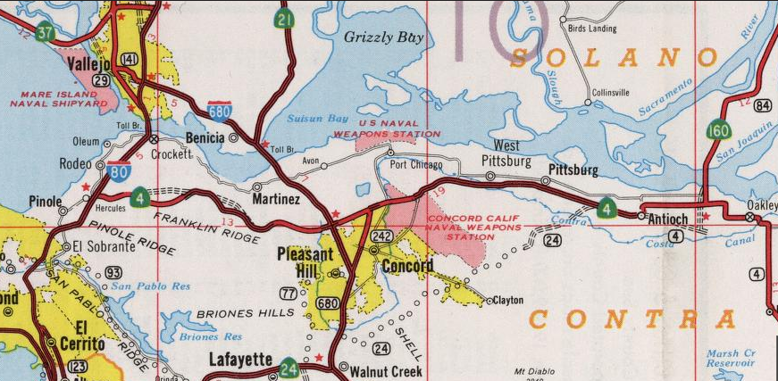 California State Route 4; west from I-5 through the San Joaquin River ...
