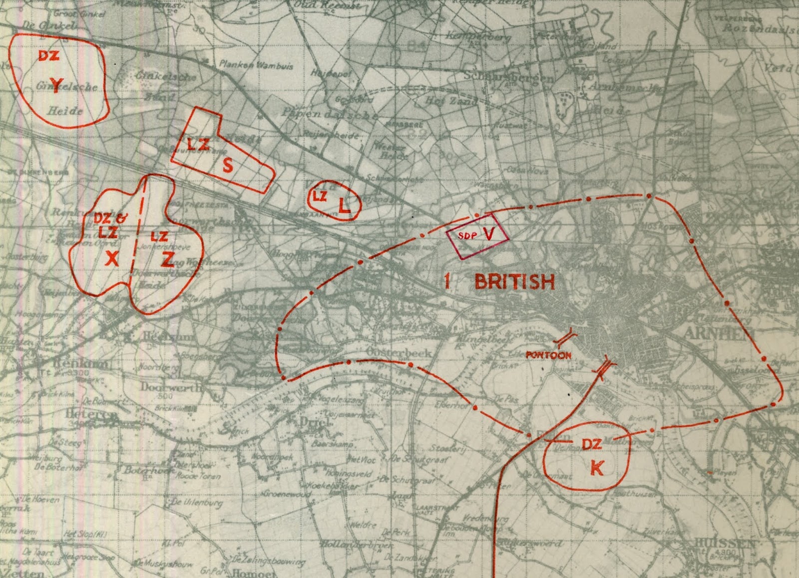 PROJECT OVERLORD: Arnhem: The Selection of the Drop Zones and Landing Zones