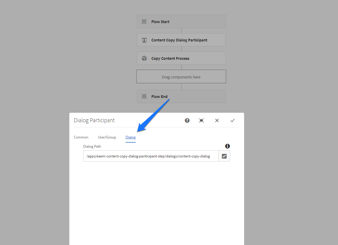 Experiencing Adobe Experience Manager Aem Cq Aem 65 Content Copy Using Workflow Dialog