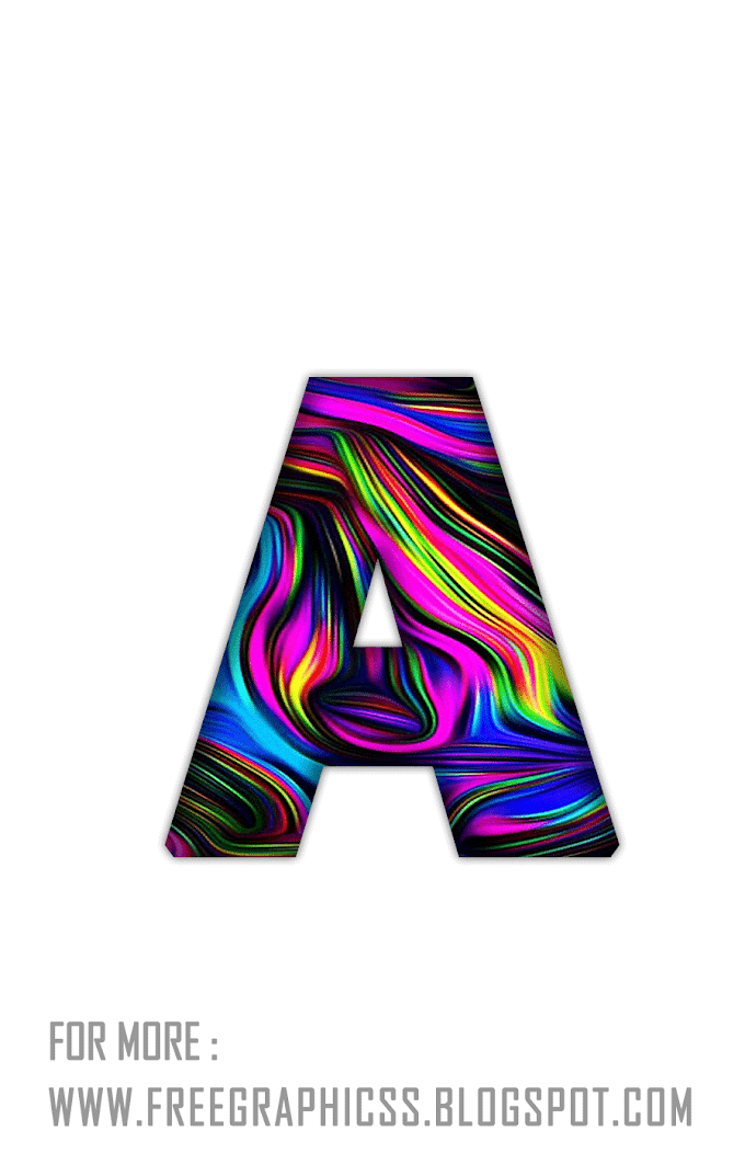 Free Alphabets graphic design, Free download