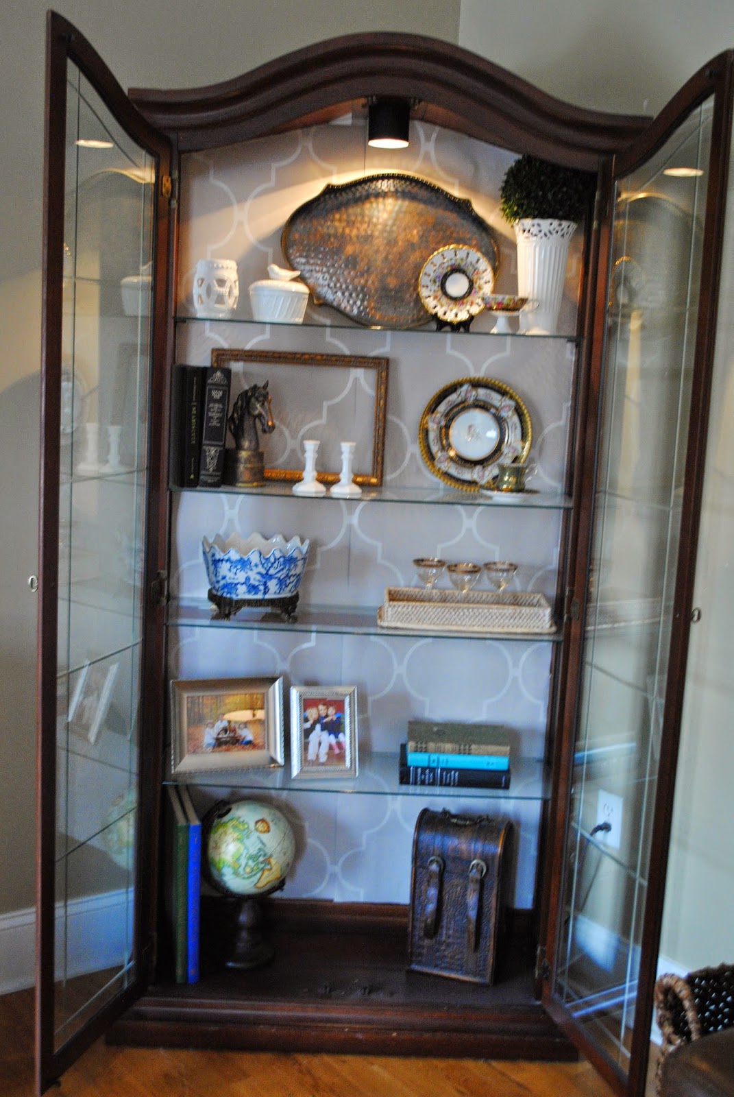 House by Holly: Modernizing a Curio Cabinet | On the Down Low