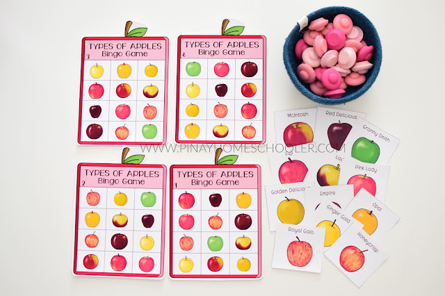 Apple Themed Preschool Math and Literacy Center | The Pinay Homeschooler