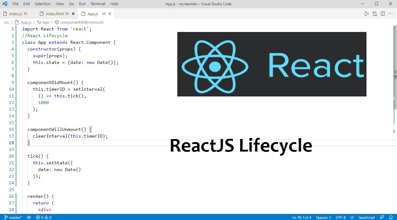 Reactjs Lifecycle Tutorial101