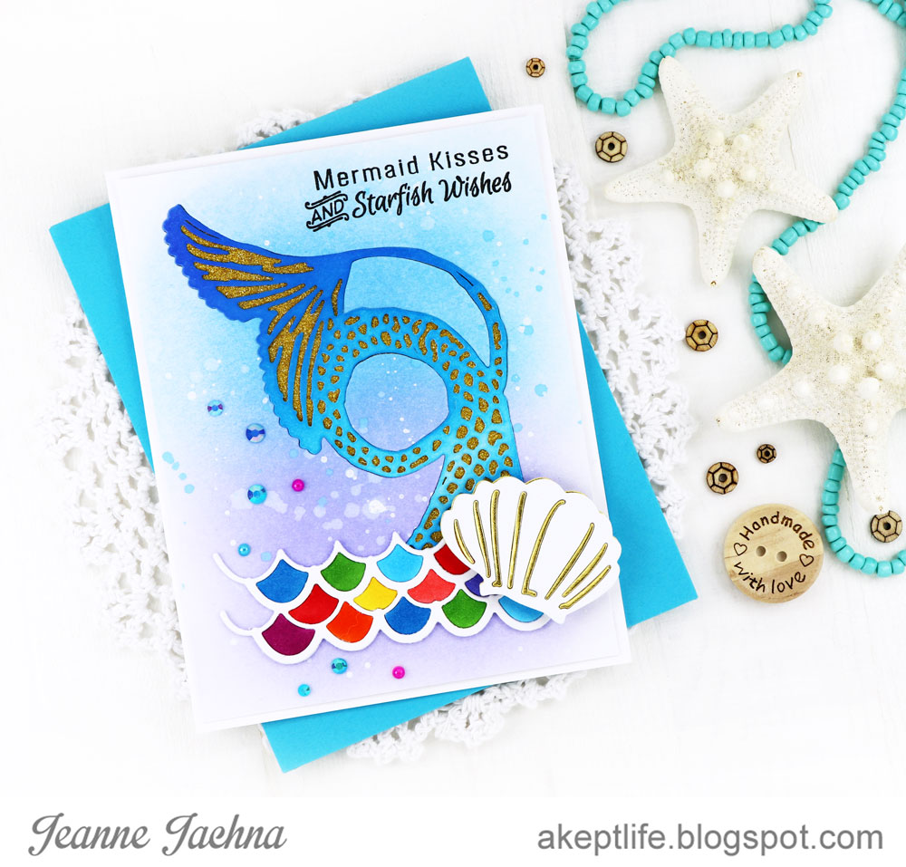 A Kept Life: Fusion Card Challenge - Mermaid